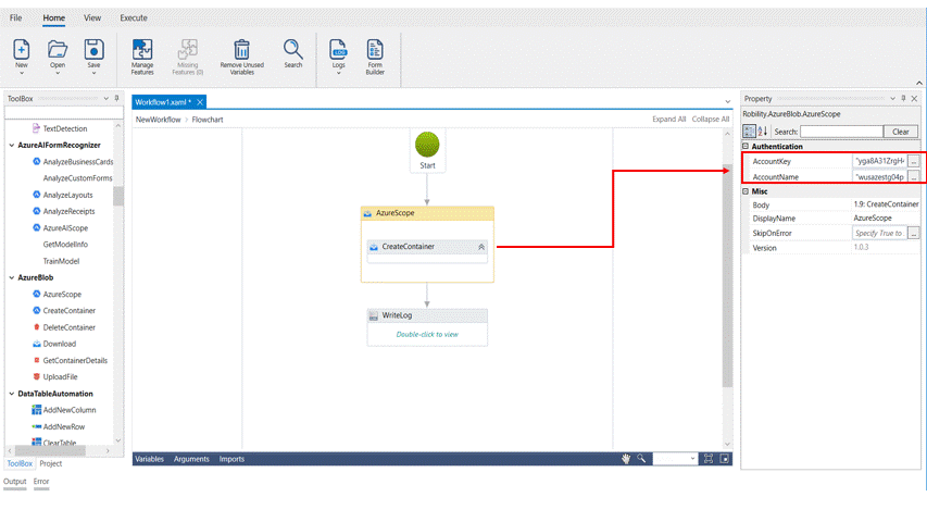 Create Container | Robility Docs